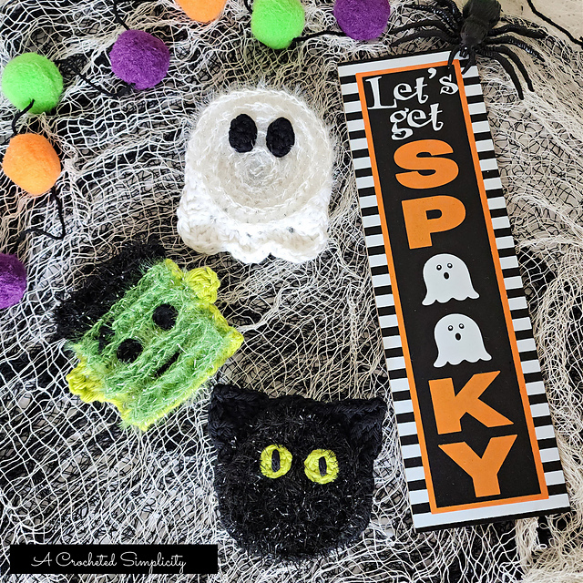 Ravelry: Halloween Dish Scrubbies pattern by Jennifer Renaud