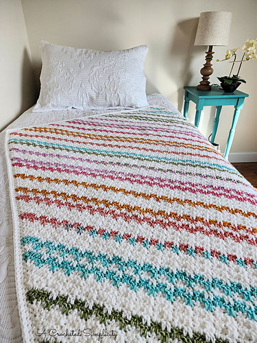 Ravelry: Candy Stripes C2C Blanket pattern by Jennifer Renaud