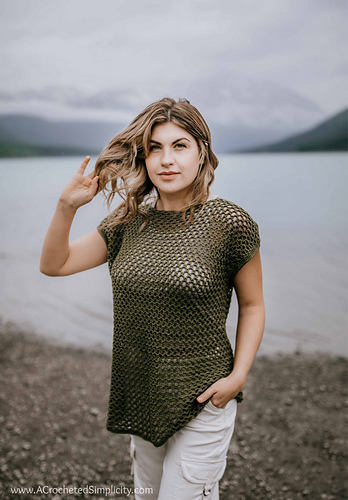 Ravelry: Honeycomb Mesh Crochet Top pattern by Jennifer Renaud