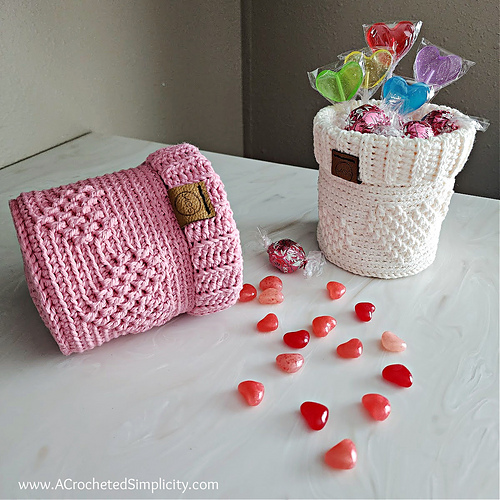 Ravelry: Crochet Plant Pot Cover pattern by Jennifer Renaud