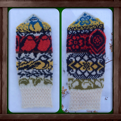 Ravelry: Farmor Elsy mittens pattern by JennyPenny