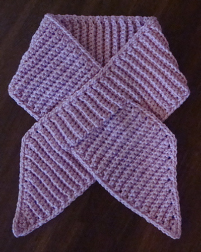 Ravelry: Pink Ribbon Scarf - Crochet pattern by Jennifer Jones