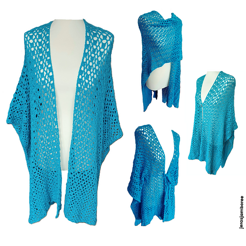 Ravelry: Ruana Shawl pattern by Sharon Goodwin