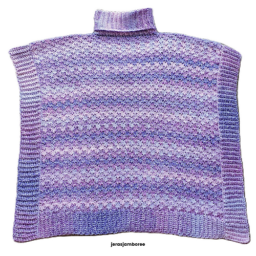 Ravelry: Lavender Fields Poncho pattern by Sharon Goodwin
