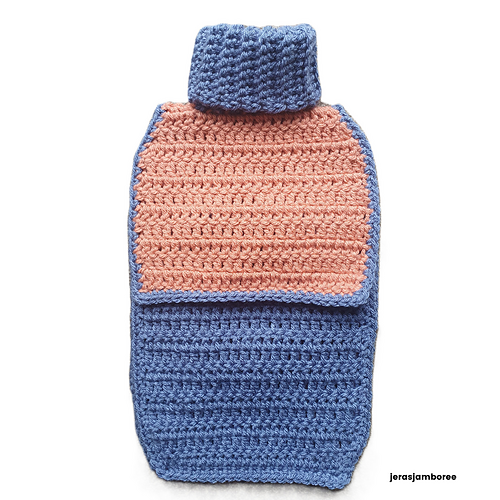 Ravelry: Cosmos Hot Water Bottle Cover pattern by Sharon Goodwin