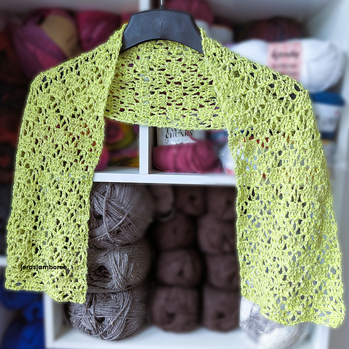 Ravelry: Meadowsong Scarf pattern by Sharon Goodwin