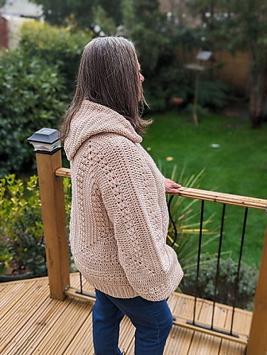Ravelry: Moon Shimmer Hexagon Sweater pattern by Sharon Goodwin