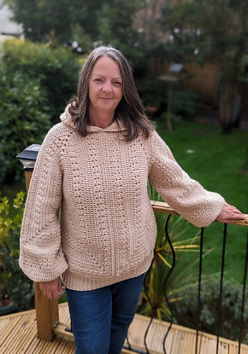 Ravelry: Moon Shimmer Hexagon Sweater pattern by Sharon Goodwin