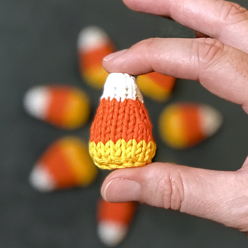 Ravelry: Mini Candy Corn Cutie pattern by Jeremy Butcher