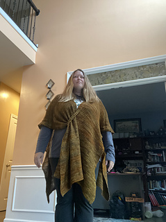 Ravelry: JessEisert's Stone Ridge Ruana wrap for myself