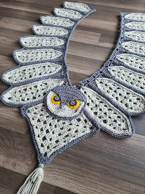 Ravelry: Flying Owl Wrap pattern by Jessica Gammon