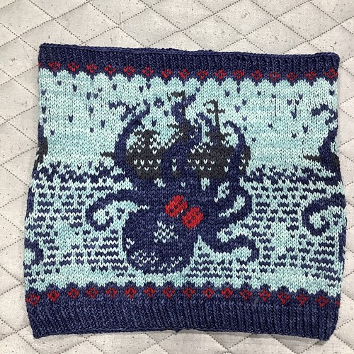 Ravelry: Kraken Cowl (Knit) pattern by Mary P. Hunt
