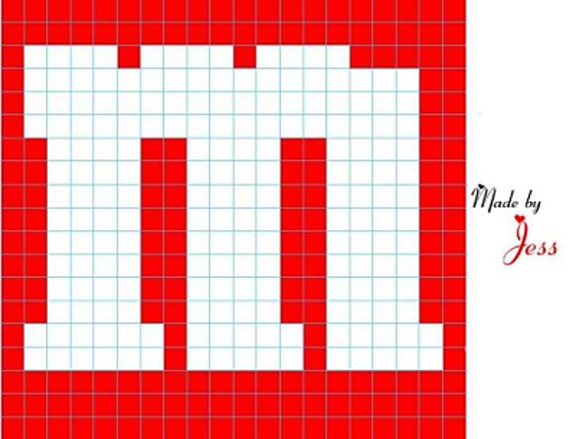 Ravelry: "m" Graph pattern by Jessica King-Cason