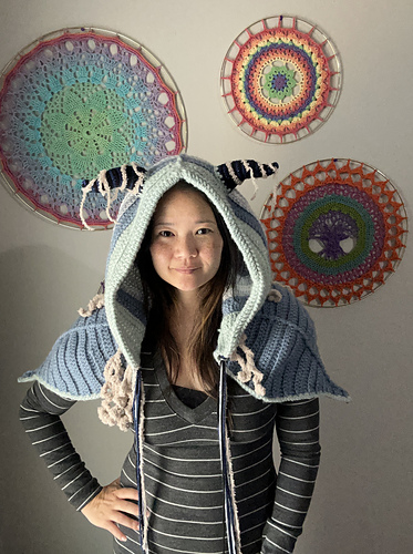 Ravelry: Forest Goblin Hood pattern by Jessica Brewer