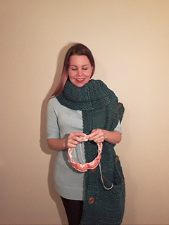 Ravelry: Chattanooga Hygge Convertible Shawl pattern by Jessica Fore