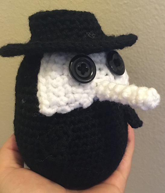 Ravelry: Smol Plague Doctor pattern by The American Yarnsmith