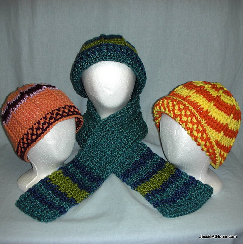 Ravelry: Raised Stripes Hat pattern by Jessie Rayot