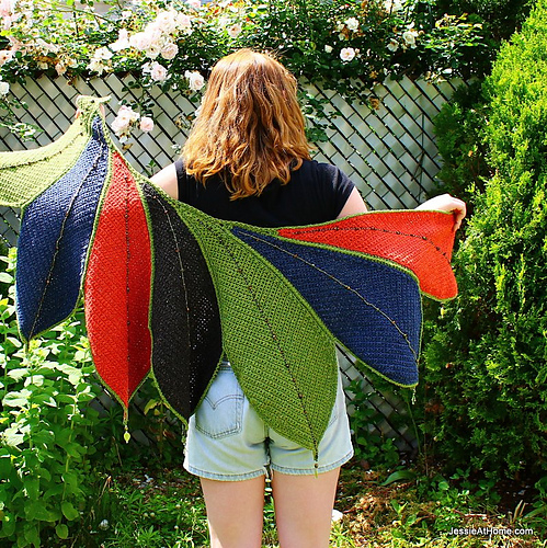 Ravelry: Fall Leaves Wrap pattern by Jessie Rayot