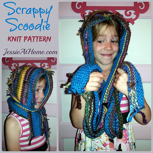 Ravelry: Scrappy Scoodie (knit) pattern by Jessie Rayot
