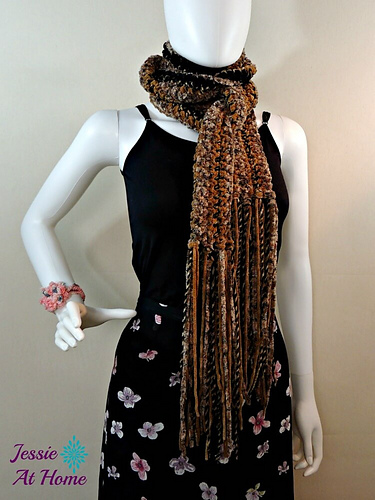 Ravelry: Basic Boho Crochet Scarf pattern by Jessie Rayot
