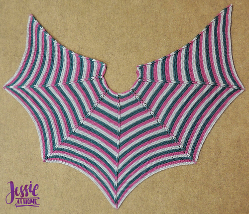 Ravelry: Knit Dragon Wing Cape pattern by Jessie Rayot