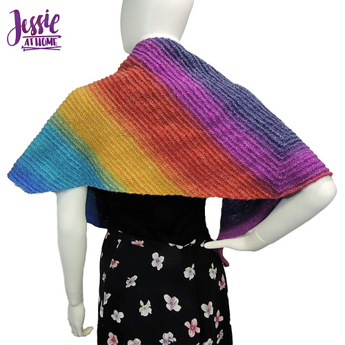 Ravelry: Extended Triangle Wrap pattern by Jessie Rayot
