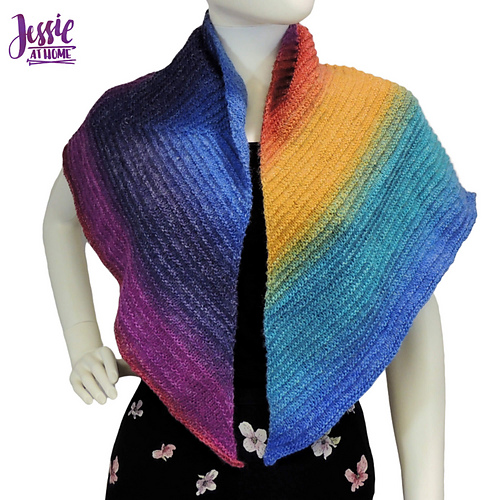 Ravelry: Extended Triangle Wrap pattern by Jessie Rayot