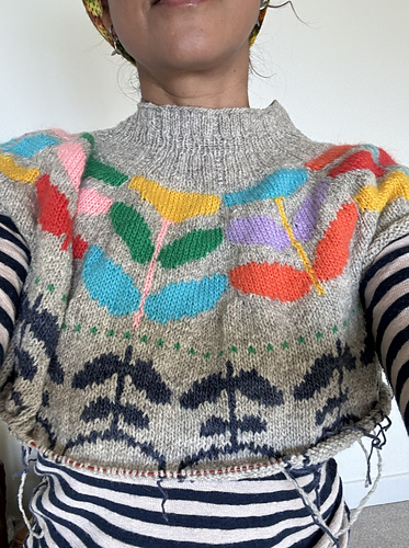 Ravelry: JetSetMill's Multi Coloured Polina pullover