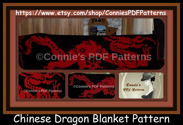 Ravelry: Chinese Dragon Blanket pattern by Connie Rios-Relyea