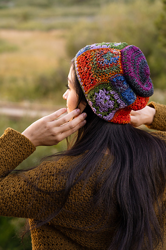 Ravelry: Gem Square Beanie pattern by Nina Holubcova