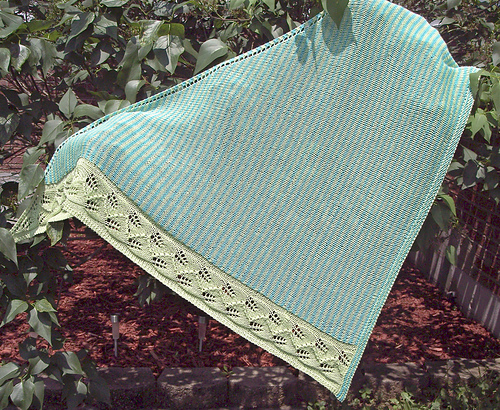 Ravelry: Leaf Press Shawl pattern by Judy Marples