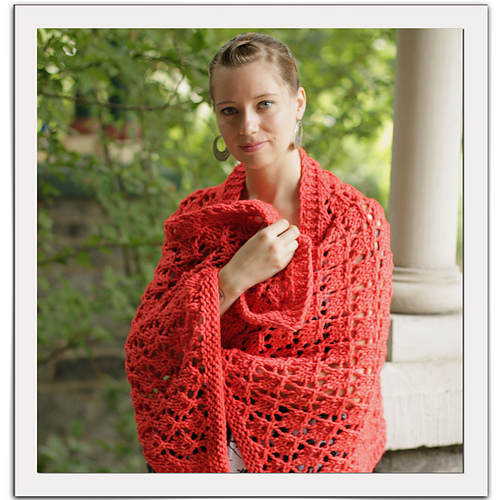 Ravelry: High Fructose Shawl pattern by Jocelyn Tunney