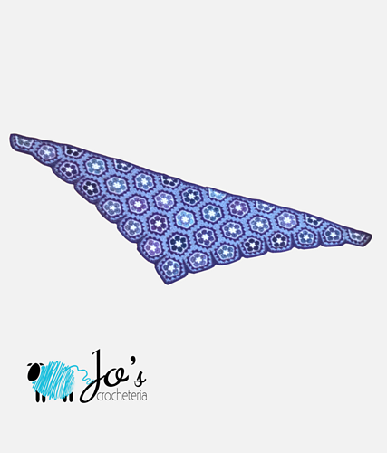Ravelry: African Flower Scarf pattern by JOs Crocheteria