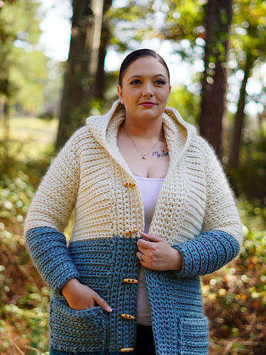 Ravelry: Driftwood Hooded Jacket pattern by Anastasia R Smith