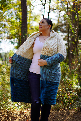 Ravelry: Driftwood Hooded Jacket pattern by Anastasia R Smith