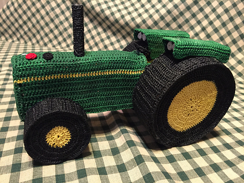Ravelry: Green Tractor Sculpture pattern by Joyce Geisler