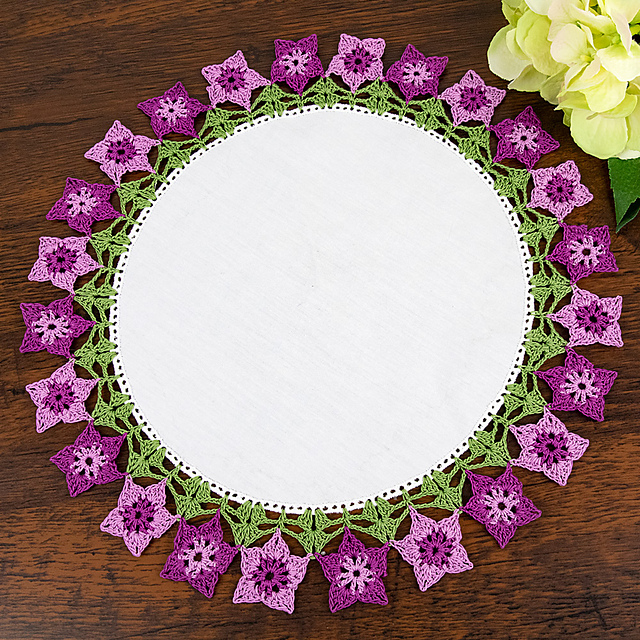 Ravelry: Pretty Posey Doily Edging pattern by Joyce Geisler