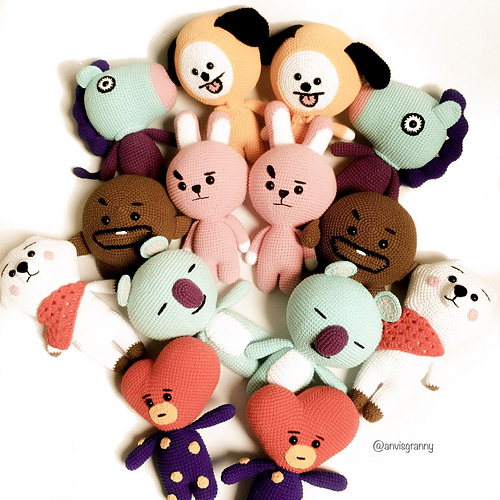 Ravelry: Mang Horse BT21 pattern by Joy PhamSontakke