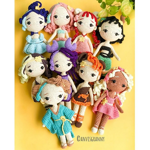 Ravelry: Libra Princess Doll pattern by Joy PhamSontakke