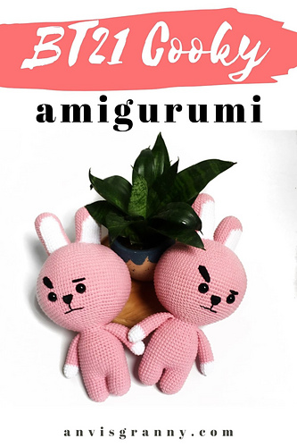Ravelry: Cooky BTS BT21 Bunny pattern by Joy PhamSontakke