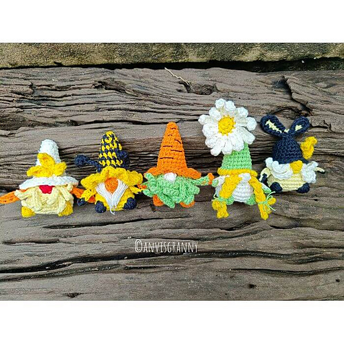 Ravelry: Tiny Bunny Gnome pattern by Joy PhamSontakke