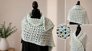 Ravelry: Dune Breeze Wrap pattern by Juan Ramon - (Juan The Yarn Addict)