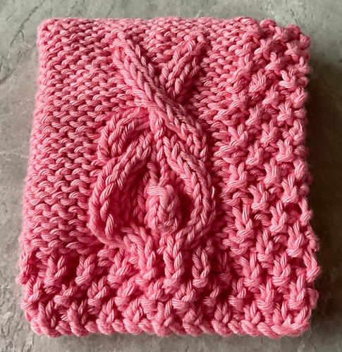 Ravelry: Bunny Rabbit Cable Washcloth pattern by The Knit Guru