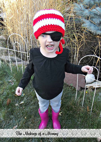 Ravelry: Pirate Hat & Eye Patch pattern by Rebecca Winemiller