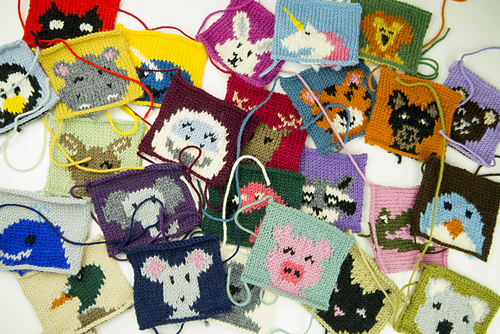 Ravelry: Animal Squares Blanket pattern by Julie & The Knits