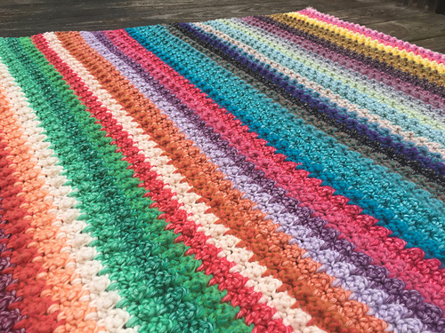 Ravelry: All the Colors Blanket pattern by Julie Yeager
