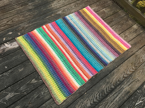 Ravelry: All the Colors Blanket pattern by Julie Yeager