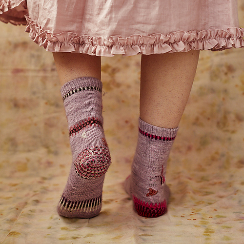 Ravelry: Fabulous Mock Darned Socks pattern by Emma Brace