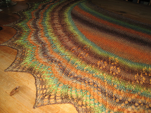 Ravelry: Autumn Leaves Shawl pattern by Kristina Karlsson