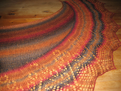 Ravelry: Autumn Leaves Shawl pattern by Kristina Karlsson